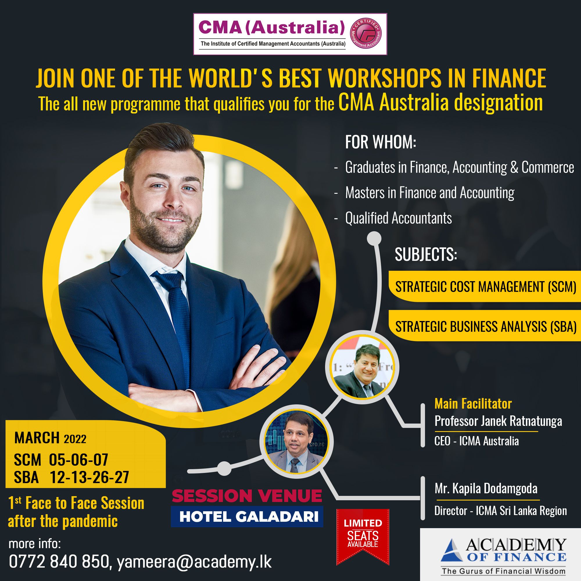 Certified Management Accountant (CMA) Program – Academy of Finance